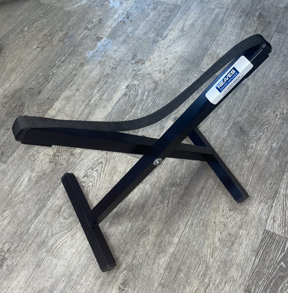 Small (low) folding trestle for singles - Neaves Rowing Services