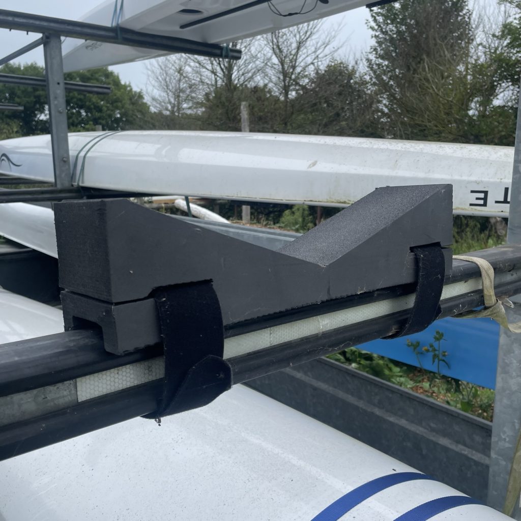 Foam 'V' with Velcro straps for Trailor or Rack - Neaves Rowing Services