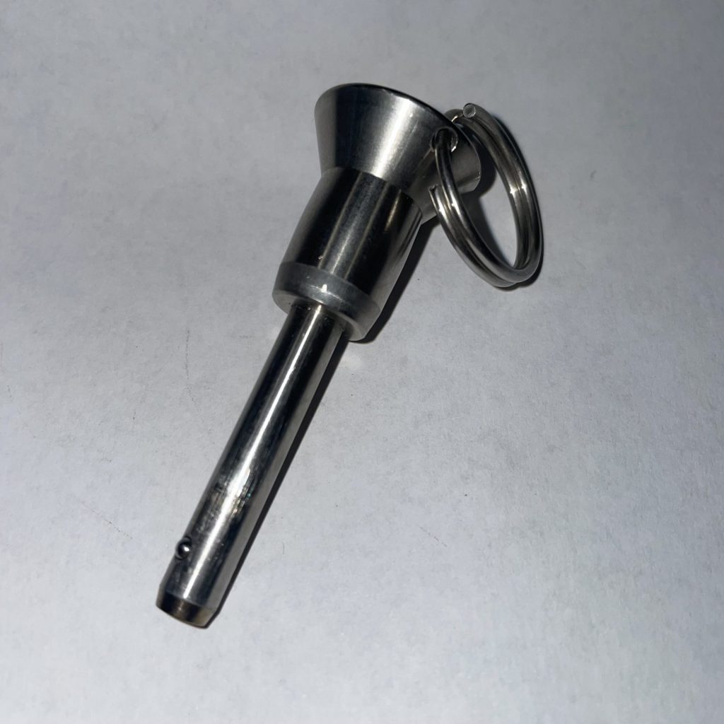 Quick Release Push Button Pin - Neaves Rowing Services