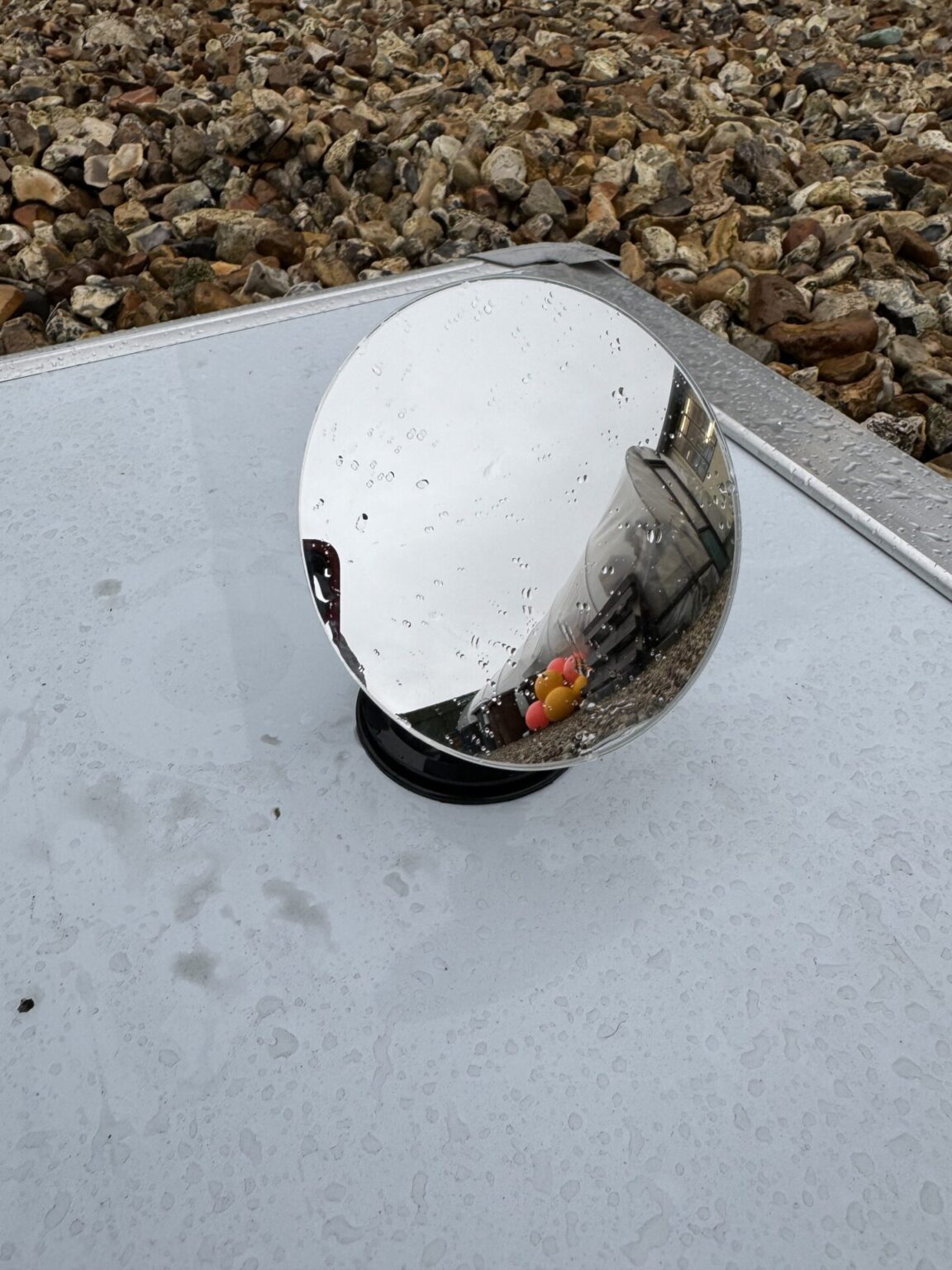 Sculling/rowing mirror, Suction Cup Black Arm Rear view Mirror ...