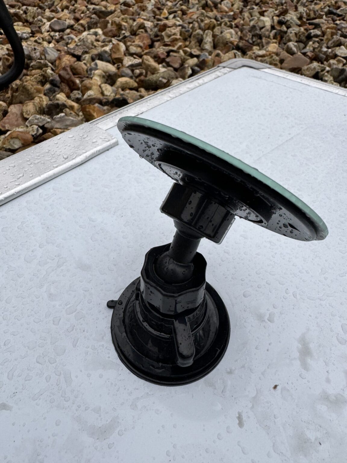 Sculling/rowing mirror, Suction Cup Black Arm Rear view Mirror ...