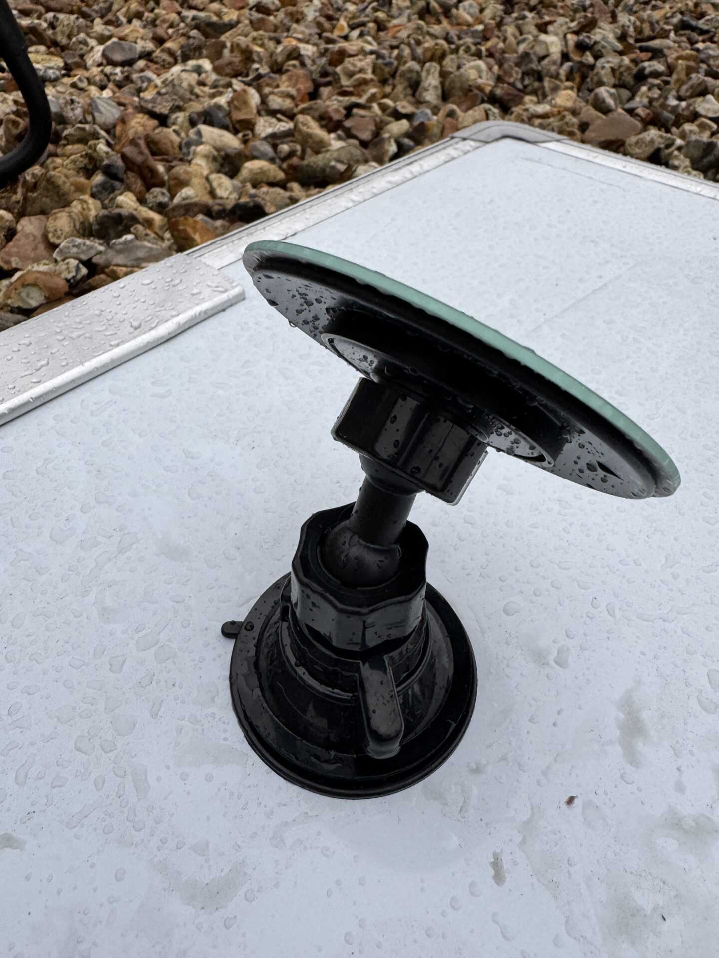 Sculling/rowing mirror, Suction Cup Black Arm Rear view Mirror ...